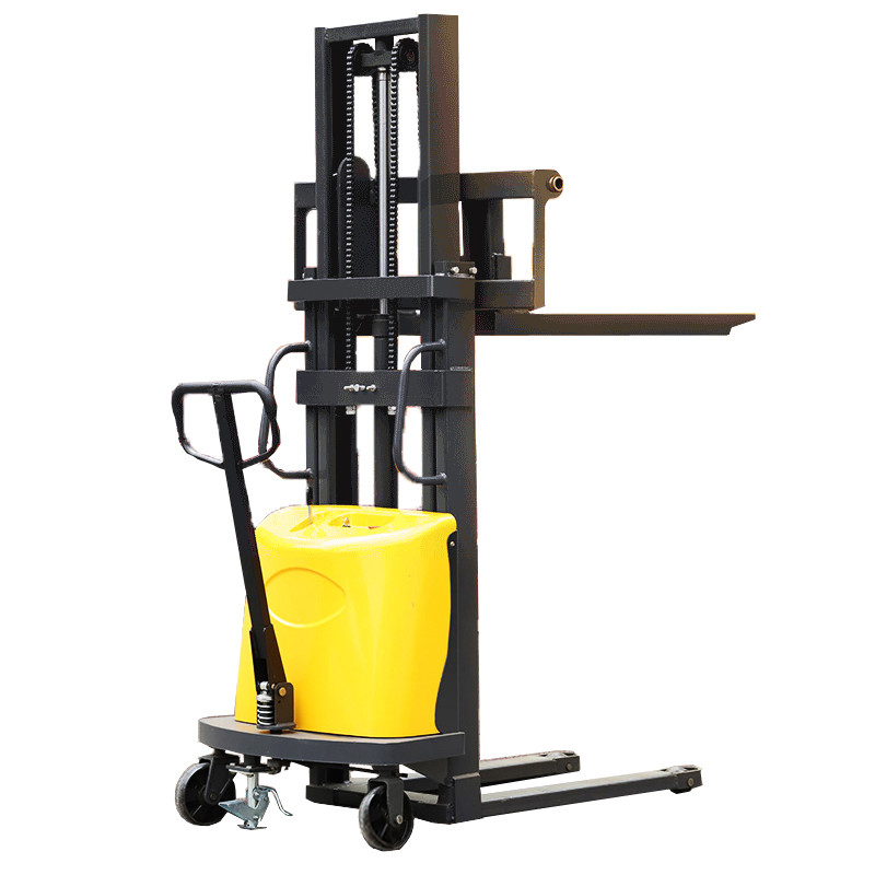 semi automatic trolley forklift, storage battery , Semi Electric ...